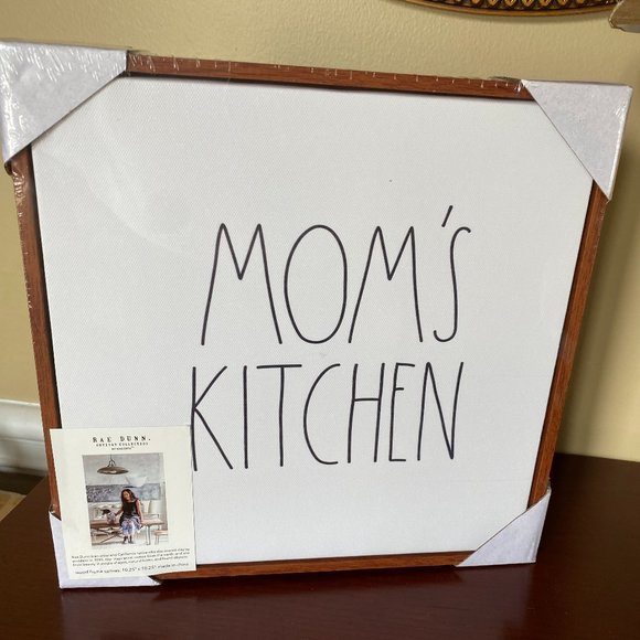 Rae Dunn | Wall Decor | Rae Dunn Farmhouse Moms Kitchen Wood Sign New ...